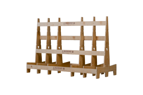 Modular Wooden Transport Racks and A-Frame Carts | Deltarack BV